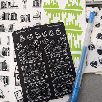Creepy Cute Poison Gothic STICKER Pack - Etsy