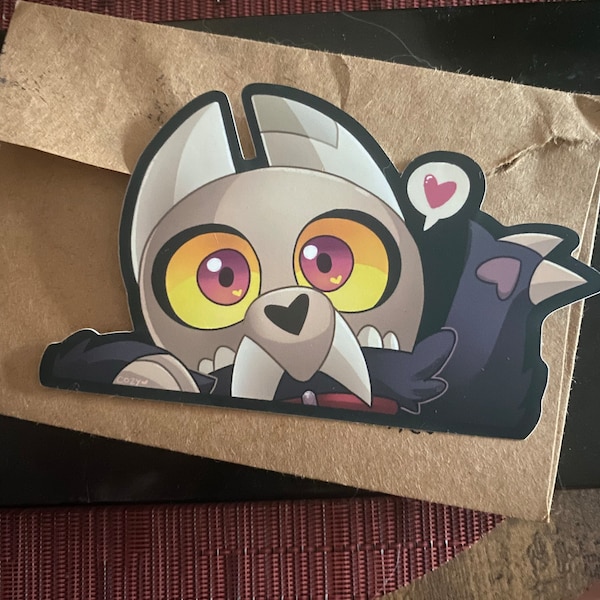 Large King Vinyl Peeker Sticker - 5.5 Inches Weatherproof Waterproof UV ...