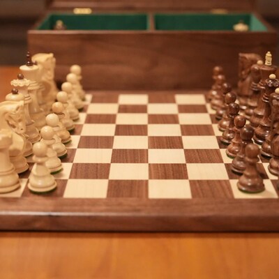 Beautifully Detailed 20x20 Inch Solid Wood Chess Board NO PIECES - Etsy
