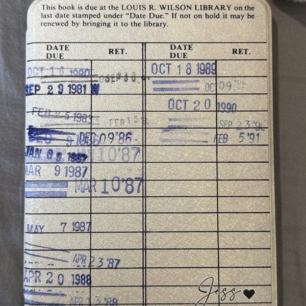 Retro Library Due Date Cards All New Kindle Paperwhite Case, Kindle ...