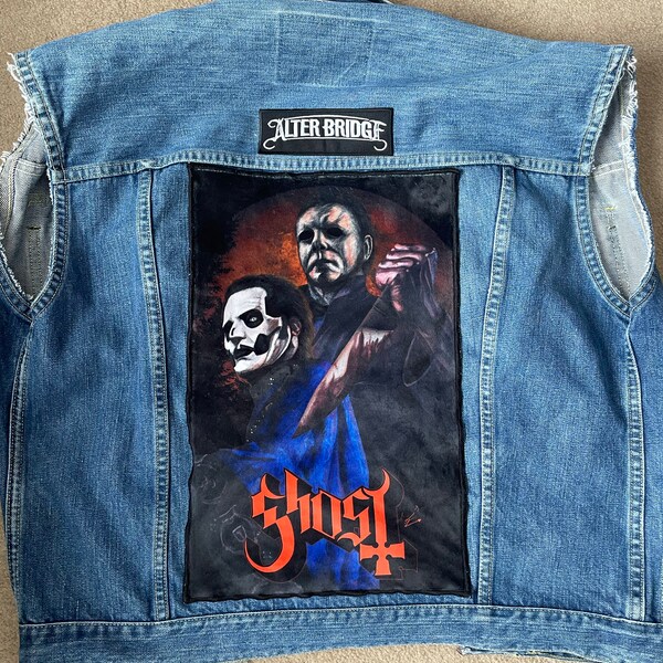 Papa IV Horror, Horror Band Inspired, Handmade Satin Patch - Etsy