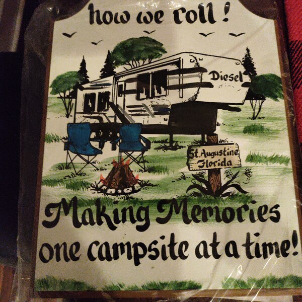 CLASS A-RV Signs-happy Camper Signs Motorhome-outdoors-weatherproof ...