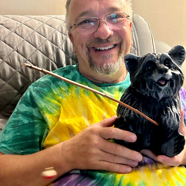 Chainsaw Carved Rustic Pine Tree Art Handcrafted Tree Carving Evergreen ...