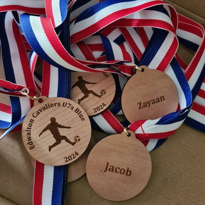 Engraved Wooden MAN RUNNING Trophy Award With Logo & Wording for ...