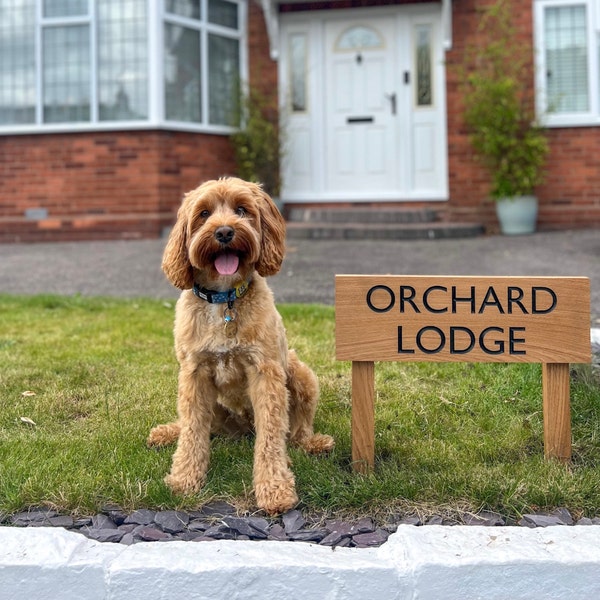 Custom Oak House Signs - Etsy UK