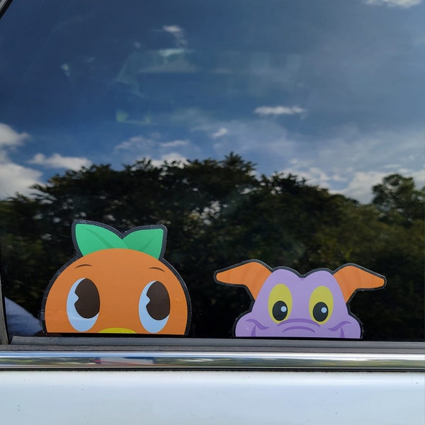 Figment Peeker Transparent Car Decal/ Peekaboo Window Bumper Vinyl ...