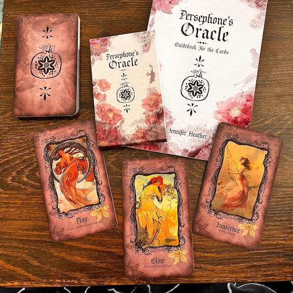 Persephone Oracle Deck Tarot Cards - Goddess Oracle - Witchy Gift ...