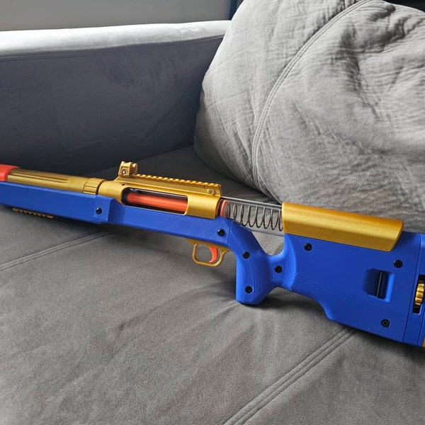 Ranger Heavy NERF Sniper- Mega XL Dart Single Shot Bolt Action Breech ...