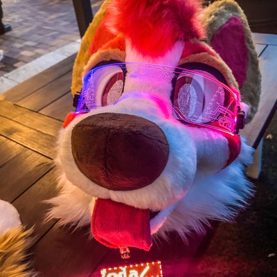 Cardboard Protogen Mask PDF FREE Link in Description - Etsy