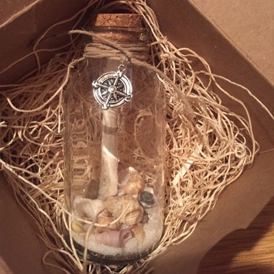 PERSONALIZED Message in a Bottle Gift Box Say ANYTHING You - Etsy