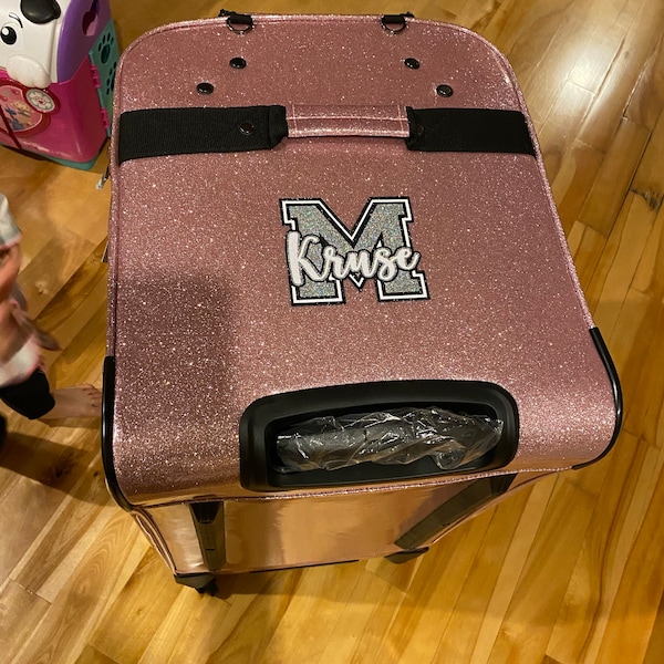 Glitter BIG Varsity Letter Name Stickers & Magnets - Varsity Junior ...