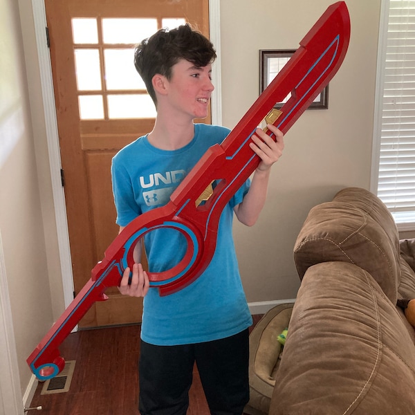 Shulk Monado Lifesize Cosplay Sword - Etsy