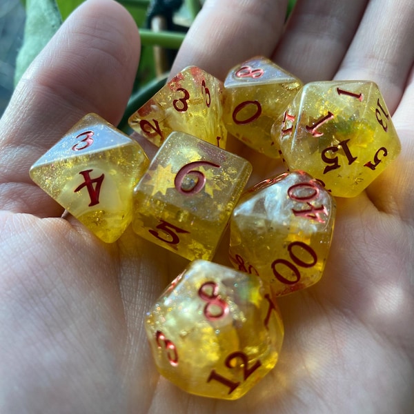 Shadowy Forest Dnd Dice Set, Polyhedral Dice, D&D Dice, Dungeons and ...