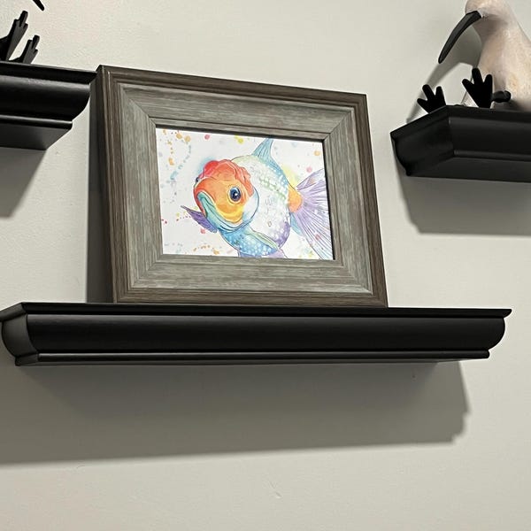 Watercolour on Wood Rainbow Ball Python Snake Print - Etsy