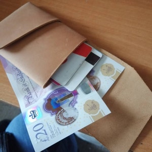 Minimalist Leather Wallet PDF Template | USD Sized Leather Wallet ...