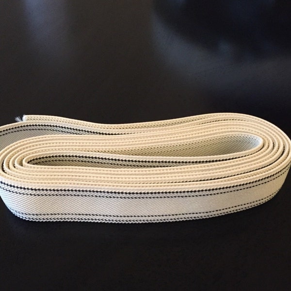 1 Inch Elastic, 1 Inch -2.5 Cm Wide Olive and Brown Striped Suspender ...