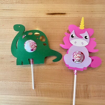 Unicorn Lollipop Holder Design, Svg / Dxf / Eps Files. Digital Download ...
