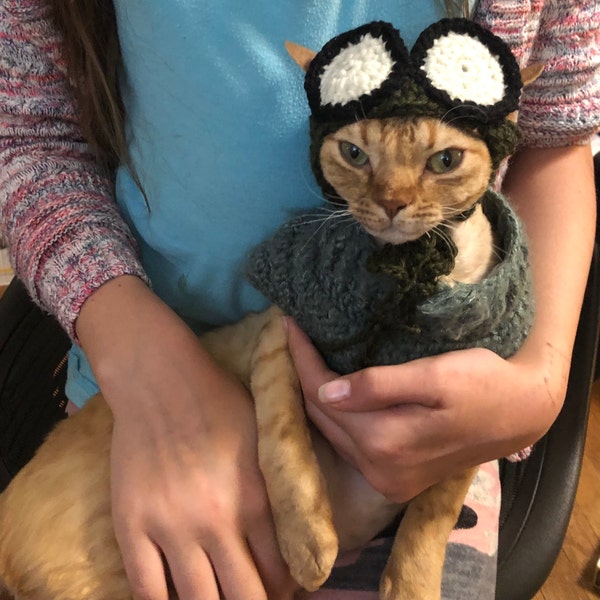 Aviator Hat Pattern, PDF Pattern, Oona Patterns, Hats for Cats, Cat Hat ...