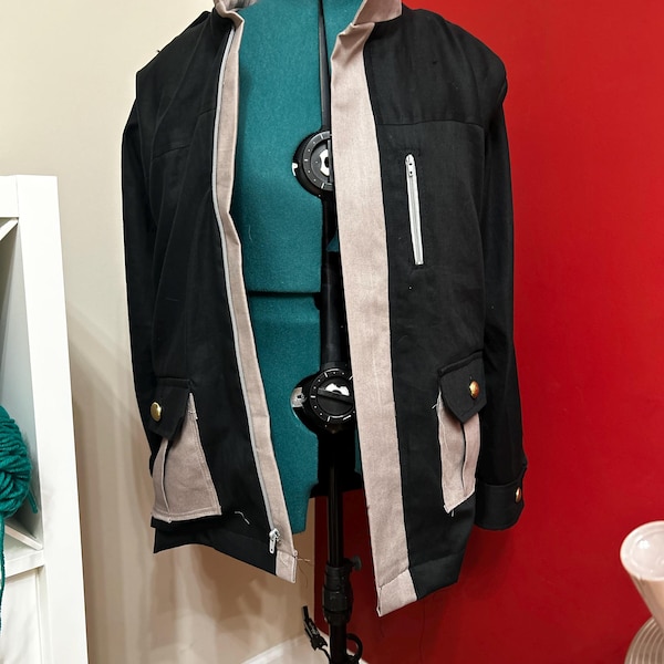 Military Jacket Sewing Pattern, Lined Utility Jacket (PDF Pattern) - Etsy
