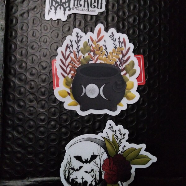 Cottagecore Mushroom Clear Sticker, Nature Inspired Sticker, Magical ...