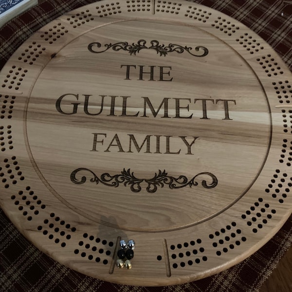 Personalized Cribbage Board, Custom Cribbage Board, Couples Gift ...