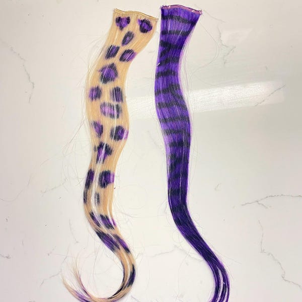 Br00tal Neon Green Racoon Tail Coontails Human Hair Scene Kids Emo ...