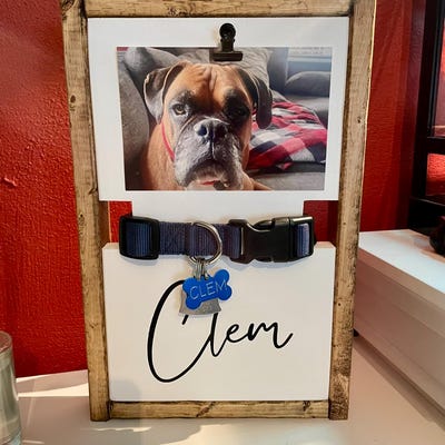 Custom Dog Ear Outline Sign Unique Pet Lover Gift Pet Ear Silhouette ...