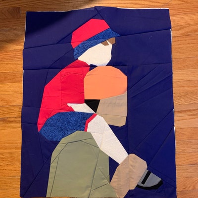 Sleepy Bear Baby Quilt, Sleepy Bear FPP Pattern, PJ Bear, Sleeping Cap ...