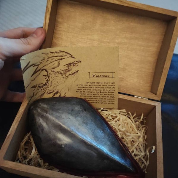 MONSTER HUNTER Valstrax Inspired Scale Replica With Wooden Box | MH ...