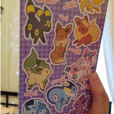 Legendary Pokemon Sticker Sheet 1 - Etsy