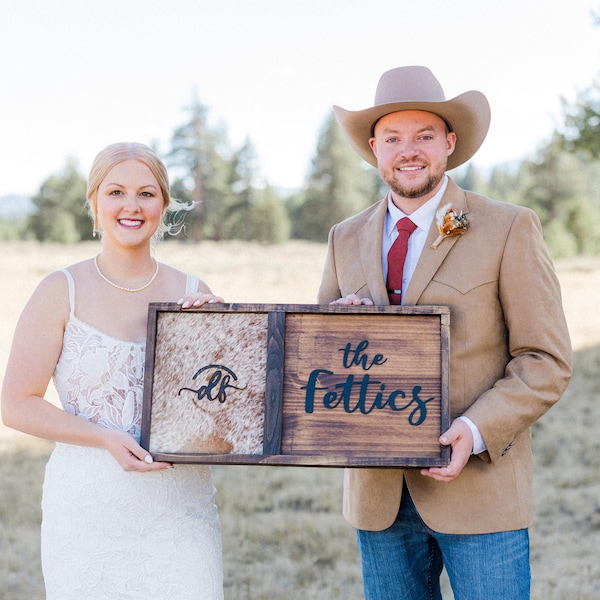 Cowhide Branding Frame, Cowhide Wood Sign, Family Heirloom, Unity ...