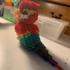 Toucan 3D Perler Bead Pattern Tutorial - Etsy