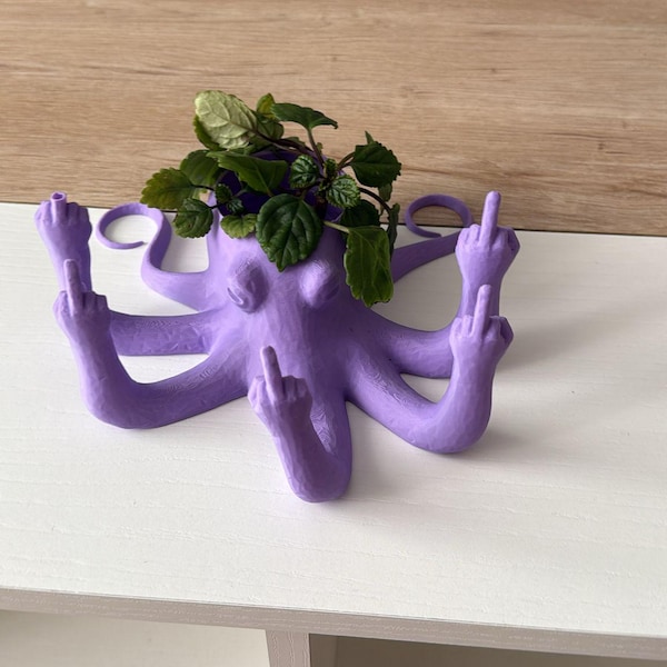 Handsome Squidward Planter - Etsy