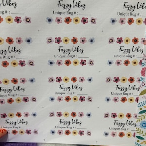 Fabric Name Tags, 30x Cotton Name Labels, Two Line Personalization ...