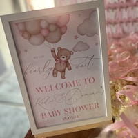 Diaper Raffle Sign Baby in Bloom Baby Shower, Spring Flowers Baby ...