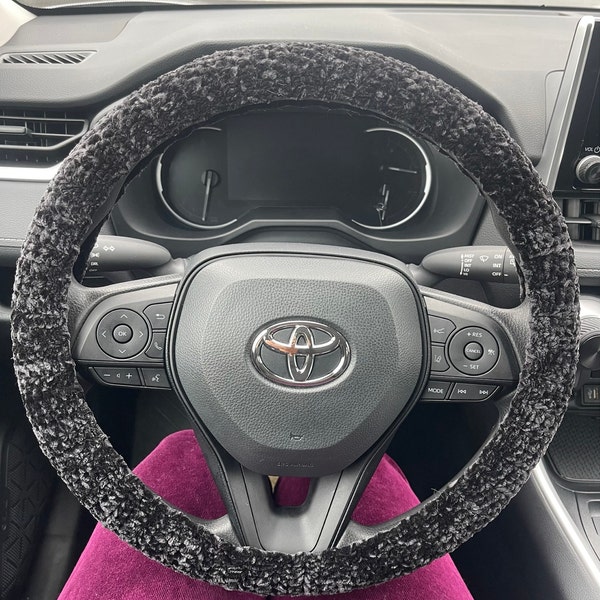 Sparkling Velvet Steering Wheel Cover, Car Accessories, Cute Wheel ...