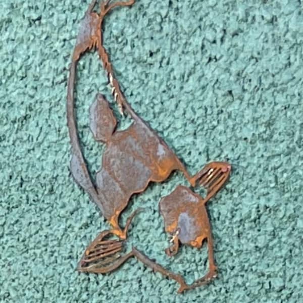 Rustic Metal Koi Carp Wall Art: Handmade Garden Sculpture - Etsy UK