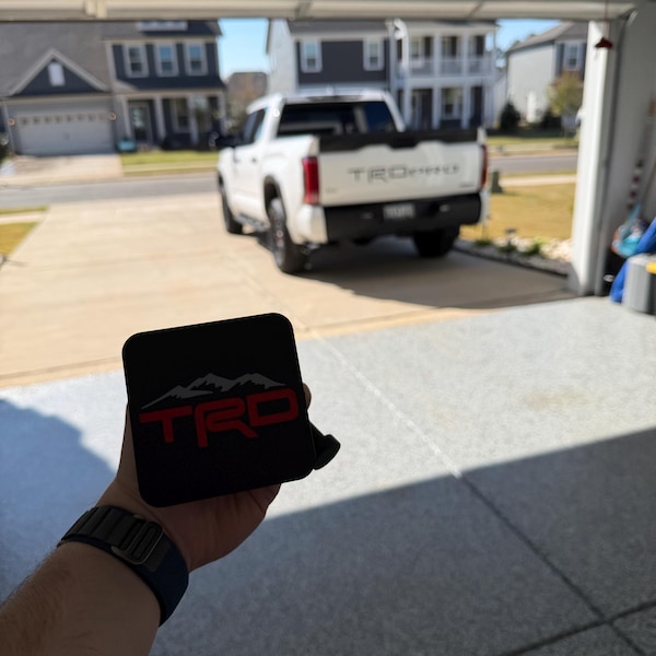 TRD Mountain Hitch Cover for Toyota Tacoma - 4runner - Tundra - Sequoia ...
