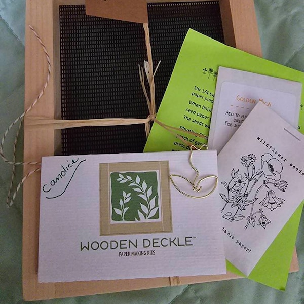 Paper Making Kit: Original 5x7" - Kit for Handmade Paper by Wooden ...