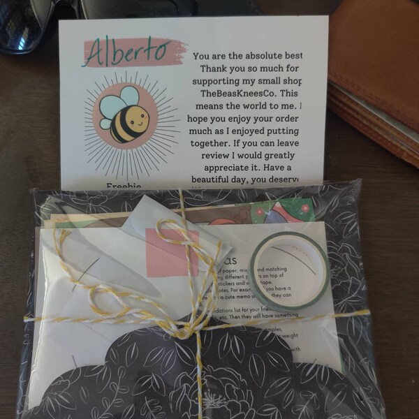 Handmade Pen Pal Kit | Cute Stationery Set | Letter Writing Set | Gift ...