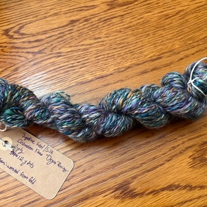 NEW TEXTURED Art Batt, Enchanted Spinning Batt, Dusty Pastel Merino ...