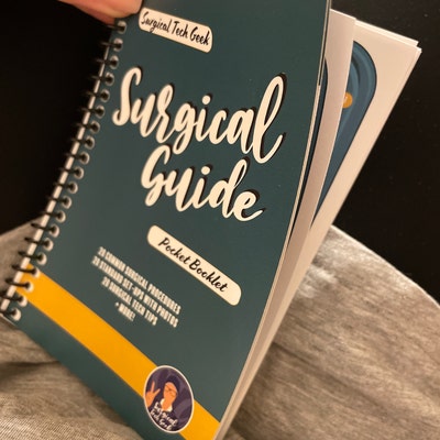 Surgical Guide Pocket Booklet, Surgical Tech Clinical Booklet ...