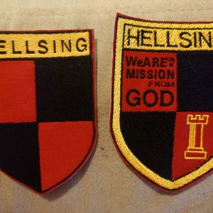 Hellsing Embroidered Patch for Cosplay - Based on the Anime / Manga ...