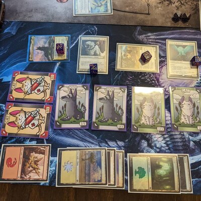 5 Lifelink Cat Tokens for Magic the Gathering - Etsy