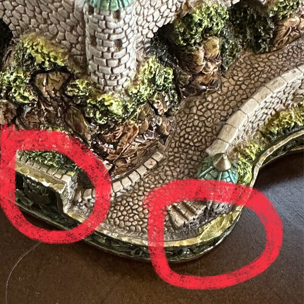 Vineyard Handcrafted Wood Fence. Prop, for Byers Choice Carolers or ...