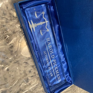 Attorney Glass Office Desk Name Plate, Clear JD Judge Nameplate, Lawyer ...