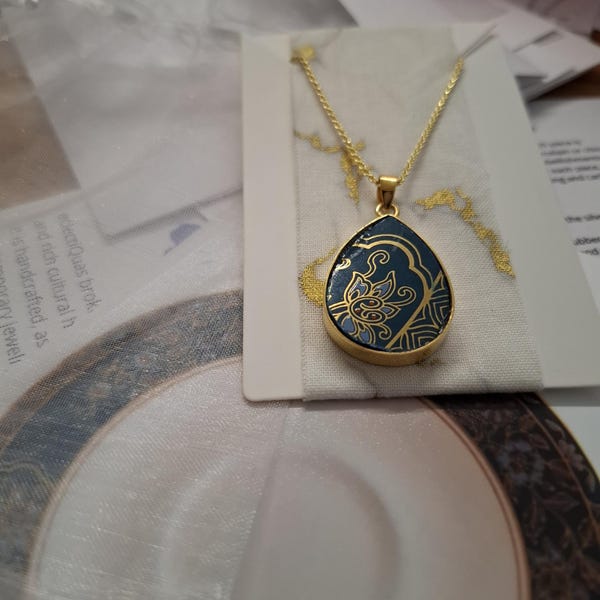 Broken China Jewelry Blue Willow China Rings Handmade With Upcycled ...