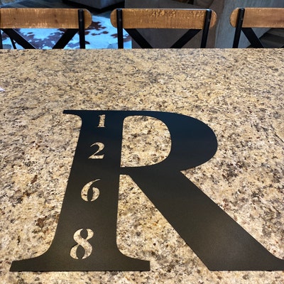 Letter R, Letter R Wall Art, Letter R Decor, Letter R Wall Decor ...