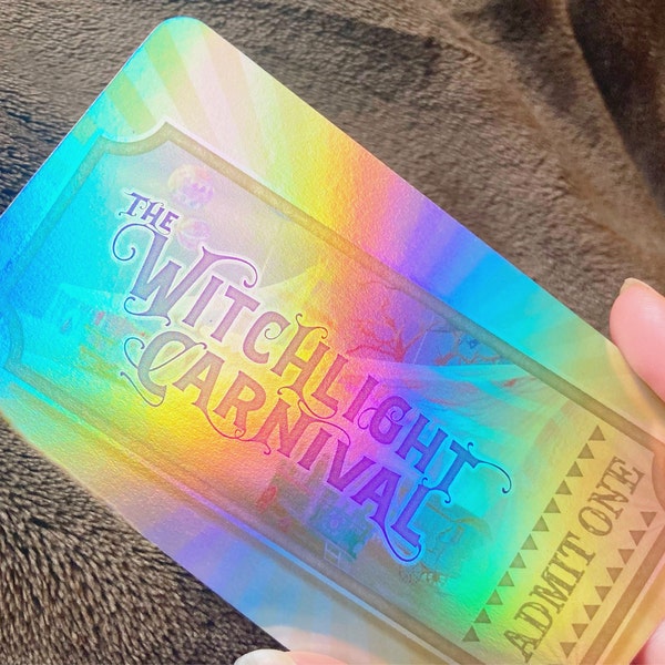Holographic Carnival Tickets for the Wild Beyond the Witchlight - Etsy