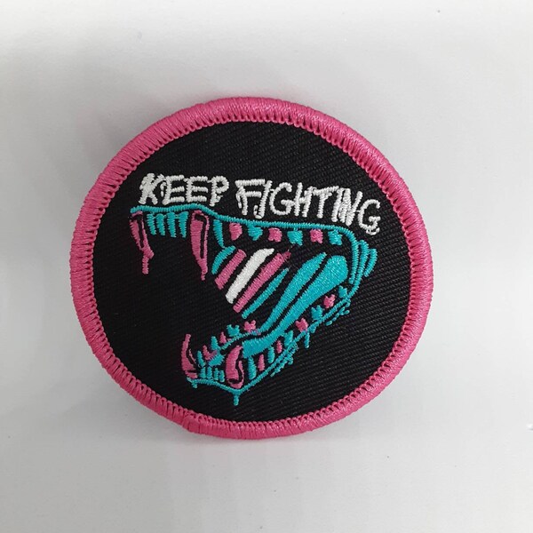Keep Fighting Trans Pride Patch - Etsy